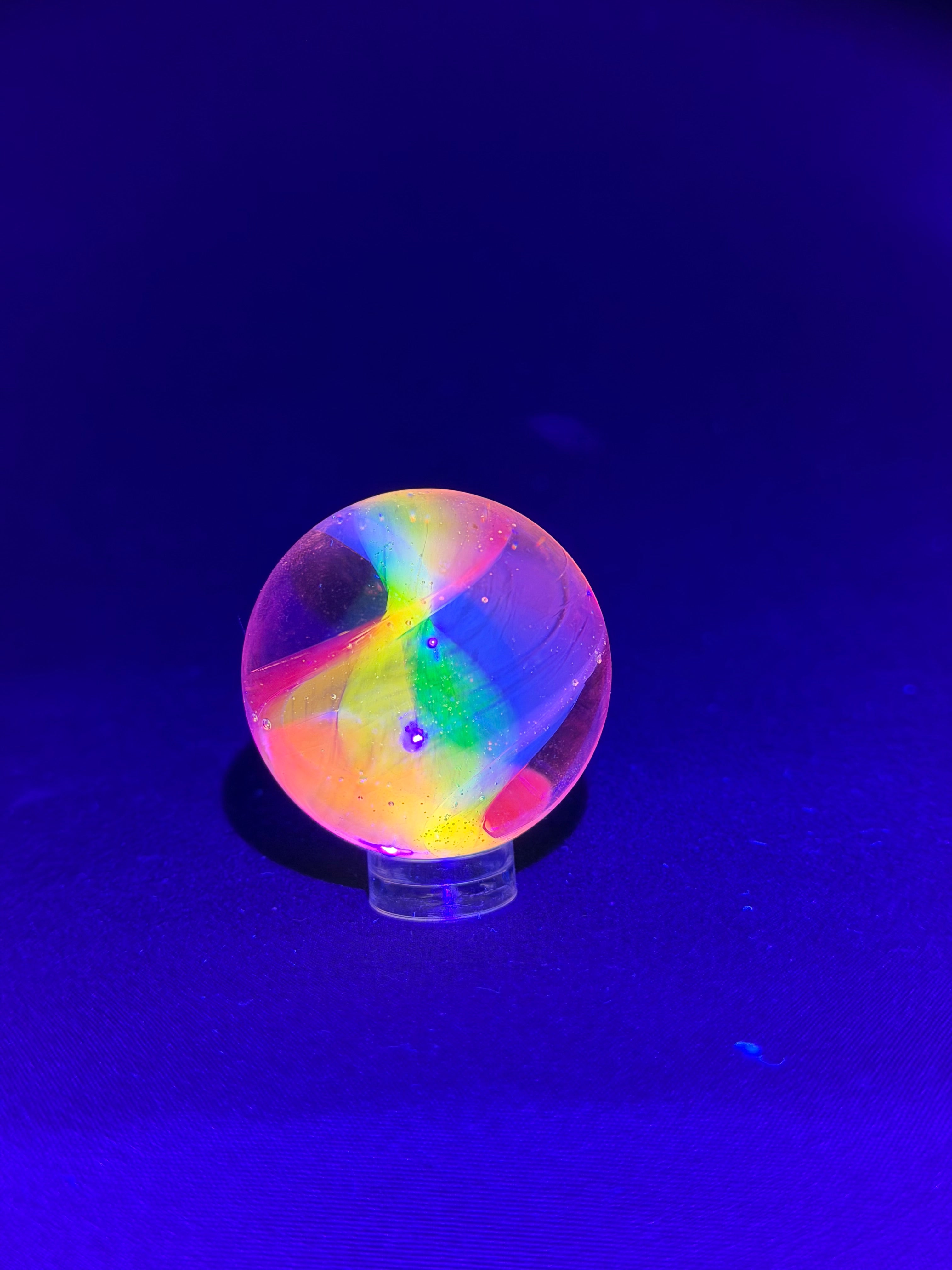 Rainbow Twist Marble 38mm – Warren Glass Art